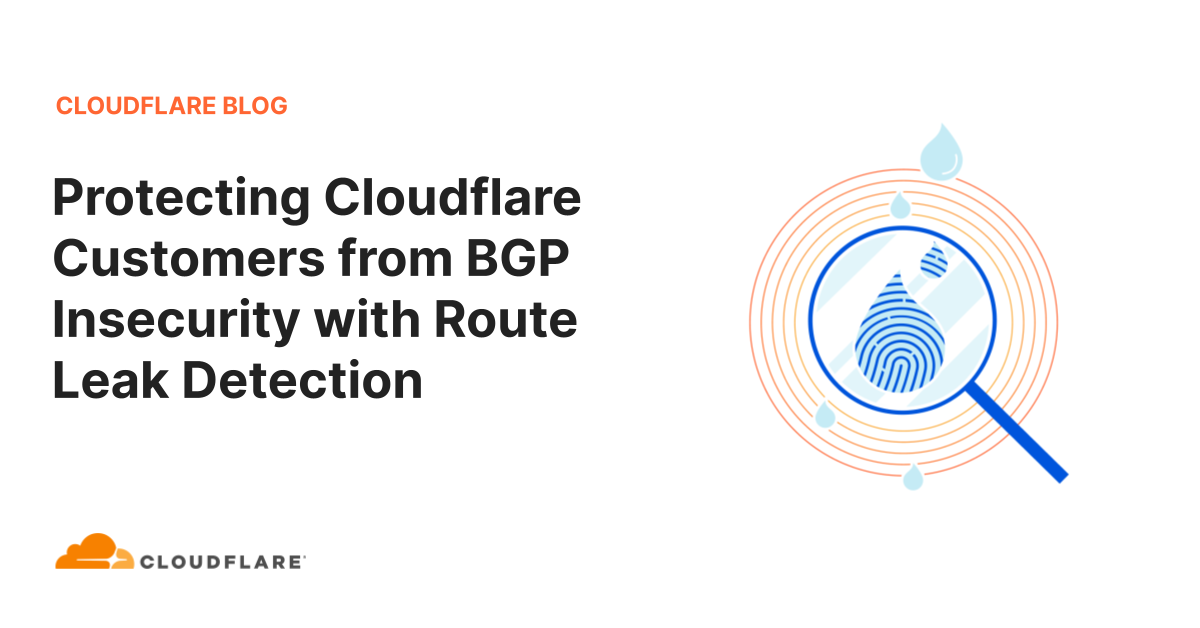 Protecting Cloudflare Customers from BGP Insecurity with Route Leak Detection