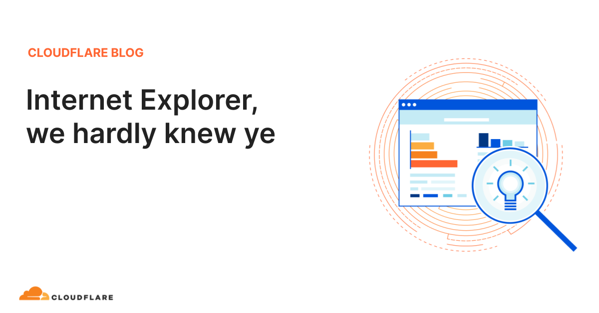 Internet Explorer, we hardly knew ye
