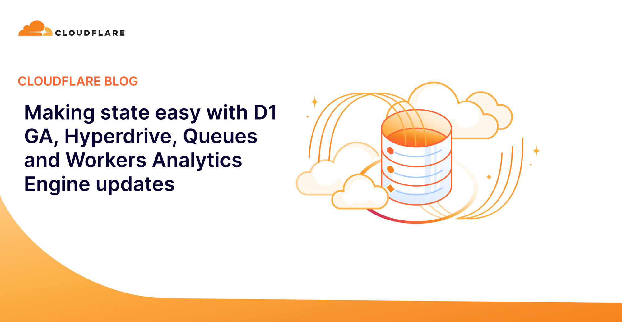 Making state easy with D1 GA, Hyperdrive, Queues and Workers Analytics ...