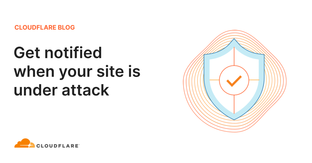 Get notified when your site is under attack