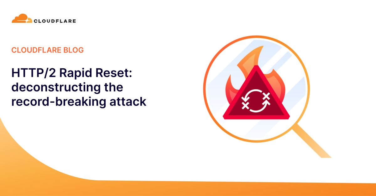 HTTP/2 Rapid Reset: deconstructing the record-breaking attack HTTP/2 Rapid Reset: deconstructing the record-breaking attack