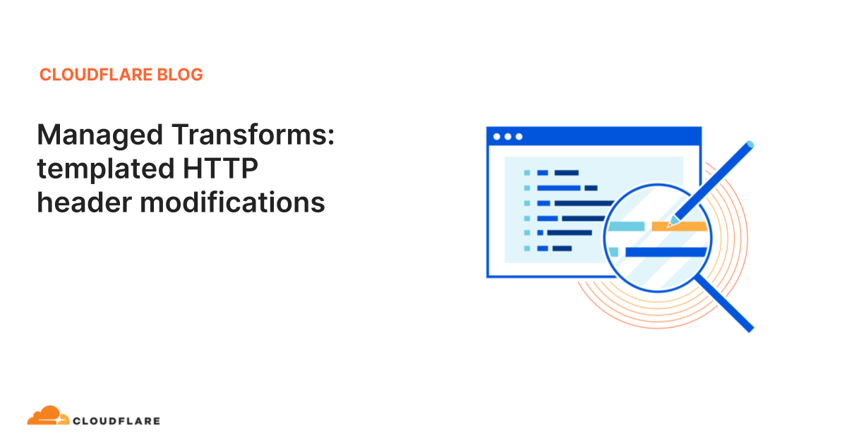 Managed Transforms: templated HTTP header modifications
