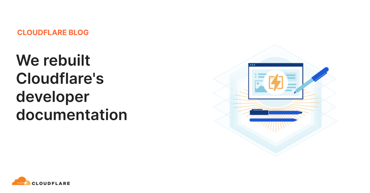 We rebuilt Cloudflare's developer documentation - here's what we learned